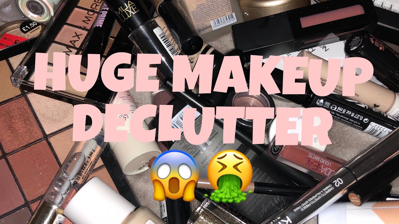 Huge Makeup Declutter Youtube
