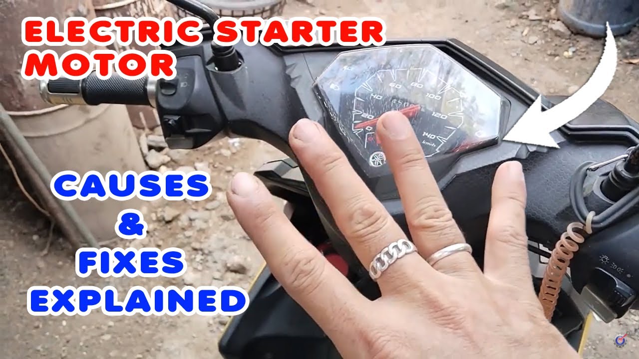 4 Signs Your Motorcycle Electric Starter Motor Is Failing | Causes & Fixes Explained! - Tutorial ...