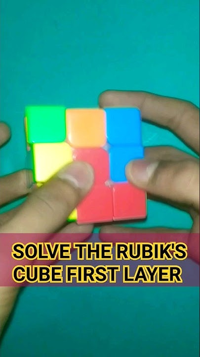 Master the Rubik's cube: Solving the First Layer Made Easy.solve the Rubik's cube first layer.# ...