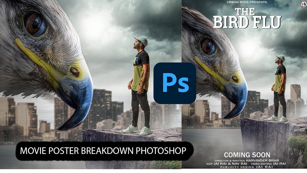 Movie Poster With Photoshop (BREAKDOWN IN 1 MINT) | How To Create A ...
