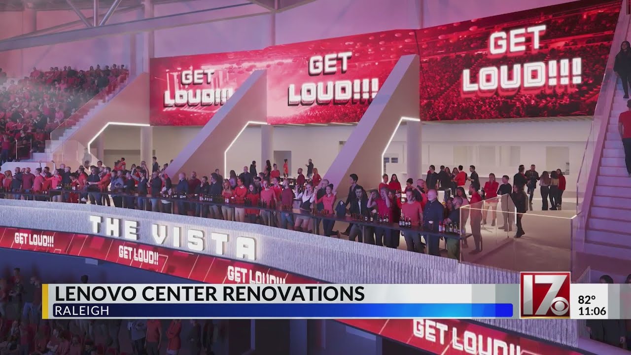Lenovo Center renovations underway - YouTube