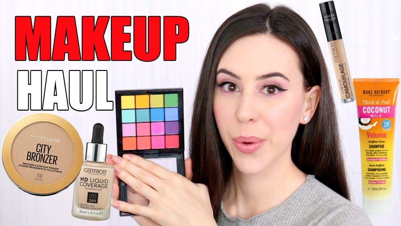 Drugstore Makeup Haul 2019 || Makeup, Skincare & Haircare - YouTube