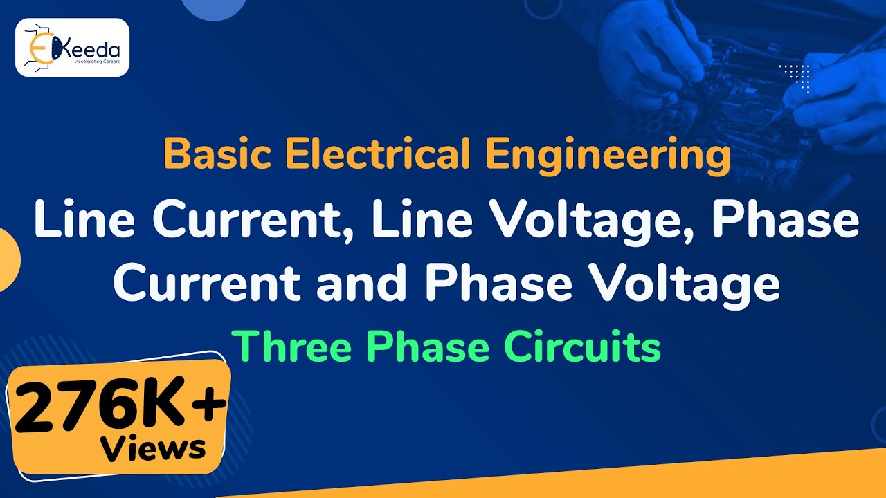 Line Current, Line Voltage, Phase Current and Phase Voltage - Three ...
