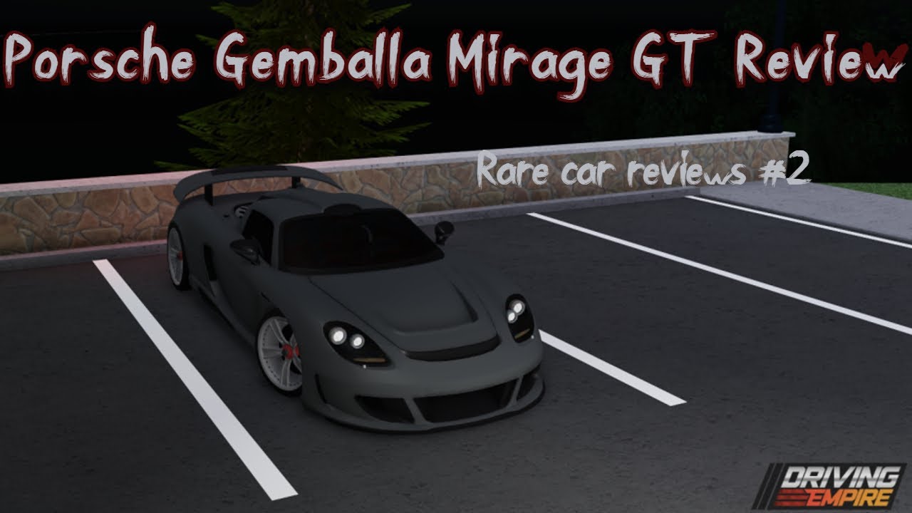 Porsche Gemballa Mirage GT Review | Driving Empire Roblox - YouTube