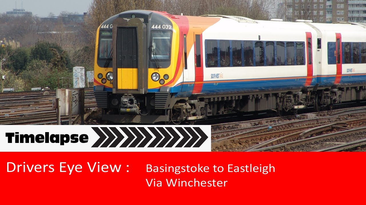 Drivers Eye View (Cab Ride) : Basingstoke to Eastleigh - YouTube