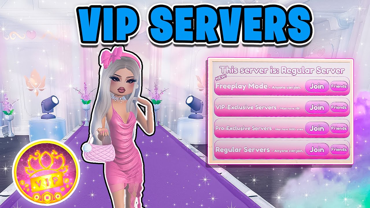 VIP ONLY Servers In Dress To Impress! #dresstoimpress - YouTube