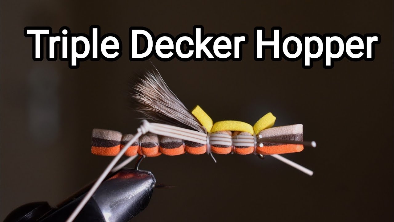 How to tie the Triple Decker Hopper | Fly tying tutorial - YouTube