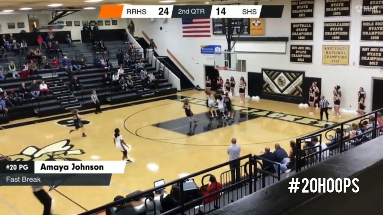 Amaya Johnson "#20Hoops" Steals and Fast Breaks vs Kell - YouTube