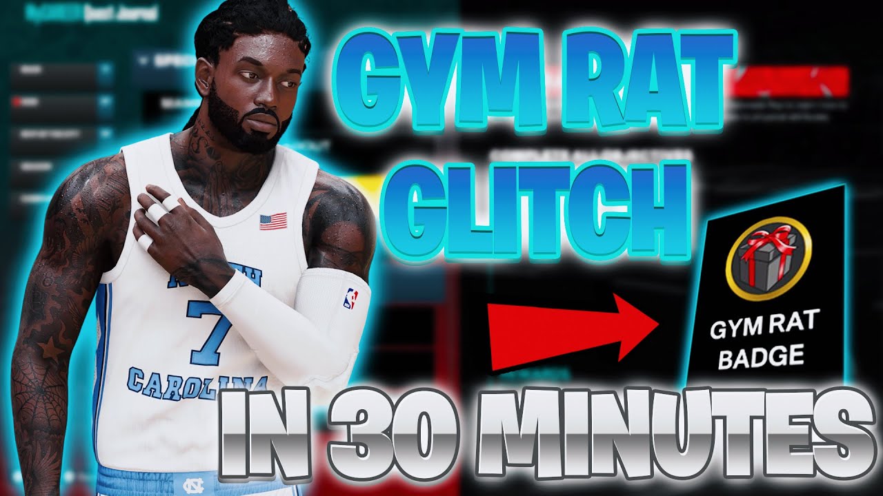 NBA 2K23 GYM RAT BADGE GLITCH!!! GET GYM RAT BADGE IN 30 MINUTES ...