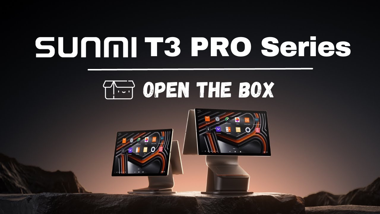 SUNMI T3 PRO Series - Open the box - YouTube