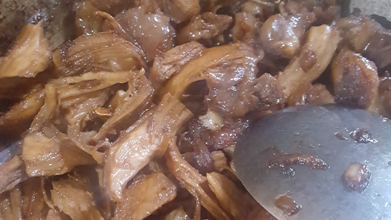 cooking chicken kinunot - YouTube