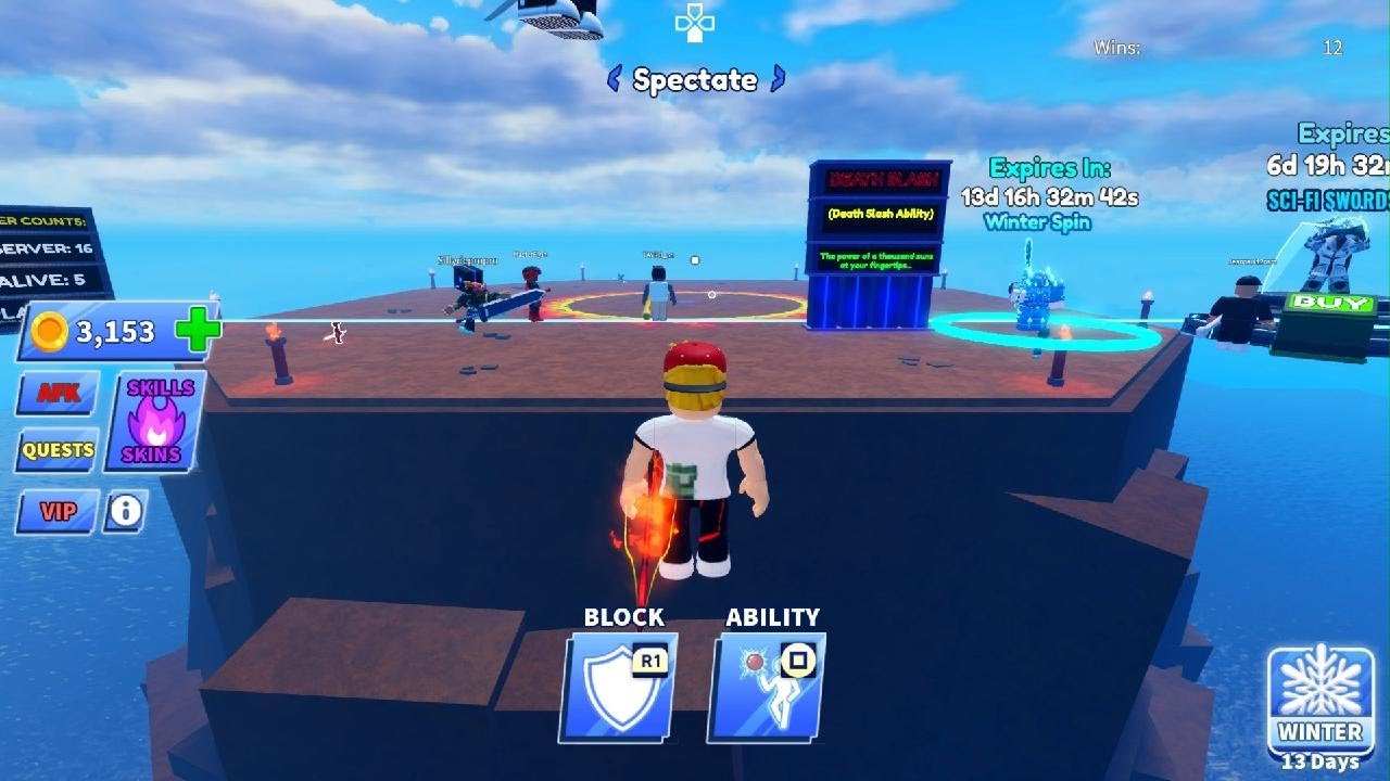 Roblox blade ball [invisibility - YouTube