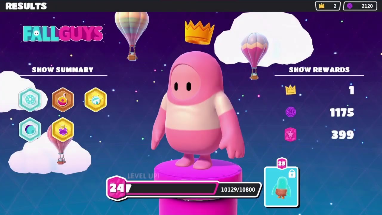 Fall Guys First win - YouTube