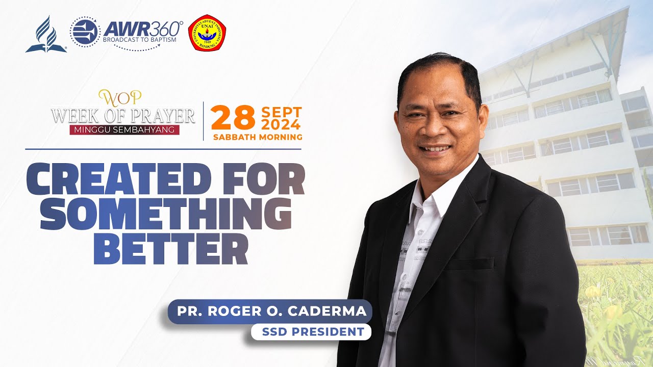 🔴 [LIVE] Created For Something Better - Pr. Roger O. Caderma - YouTube