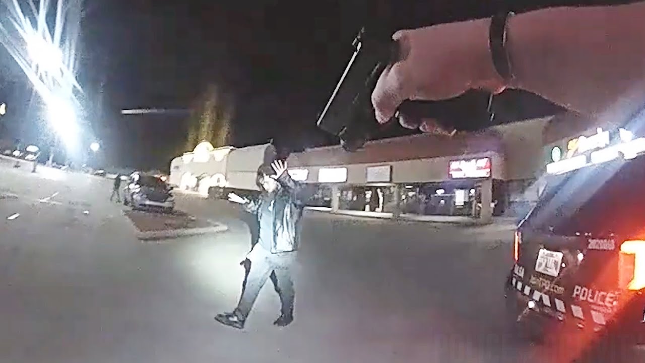 Tulsa Police Officer Shoots Suspect Who Pointed Gun at Him - YouTube