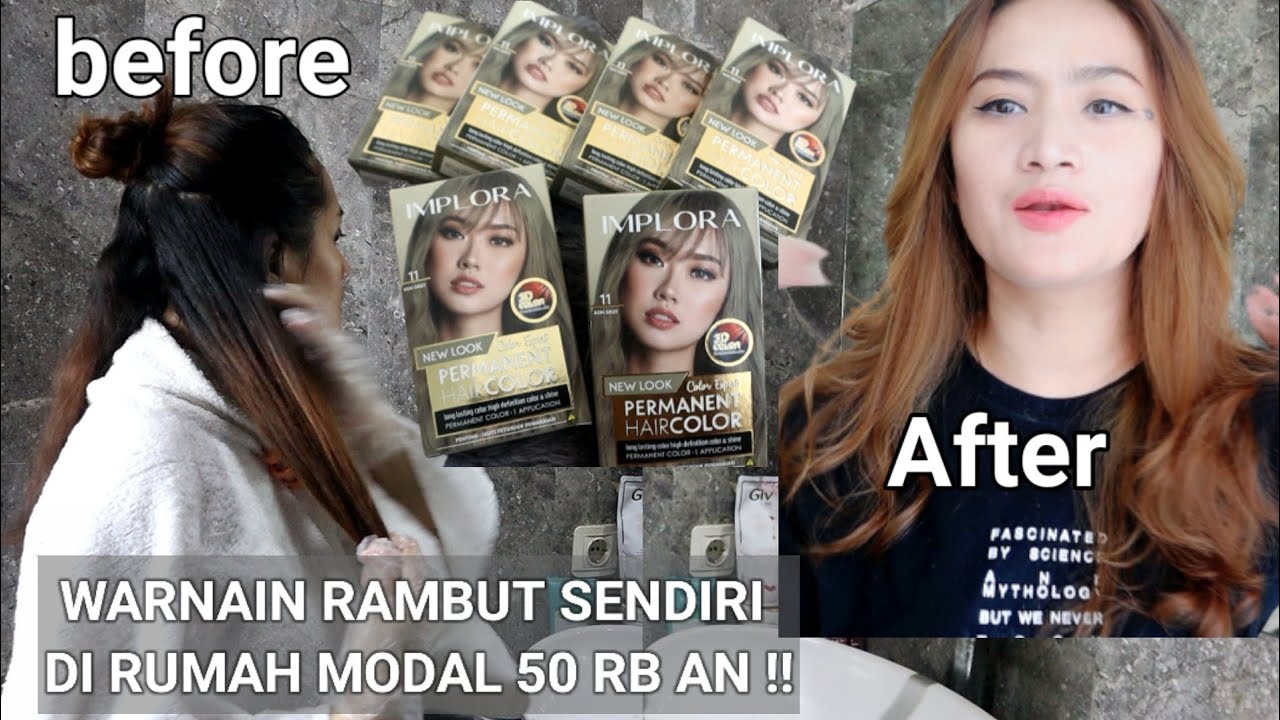CAT RAMBUT SENDIRI ASH GREY IMPLORA 50 RIBUAN, BAGUS KAH??? IMPLORA ...