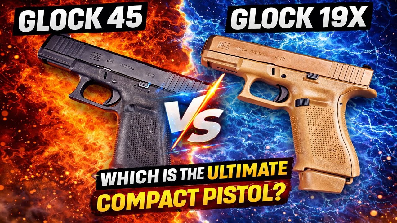 Glock 19x vs Glock 45: Which is the Ultimate Compact Pistol? - YouTube