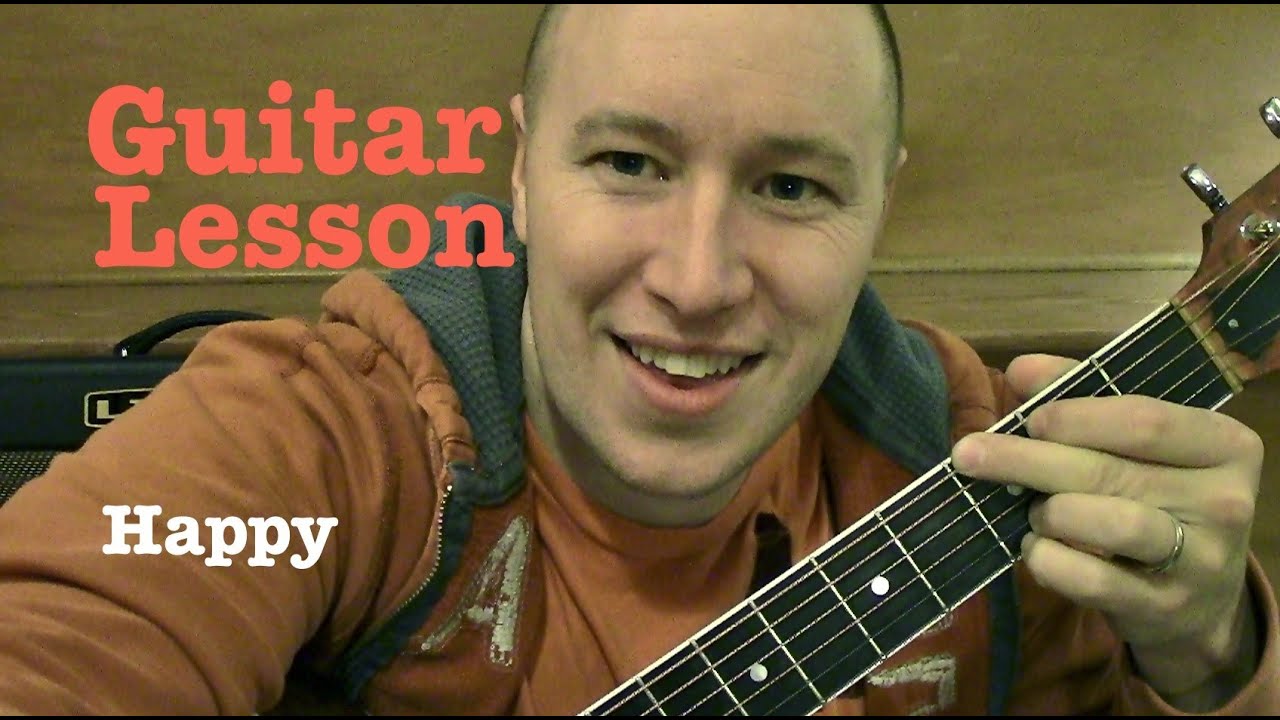 Happy ★ Guitar Lesson ★ EASY ★ Pharrell Williams (Despicable Me 2 ...