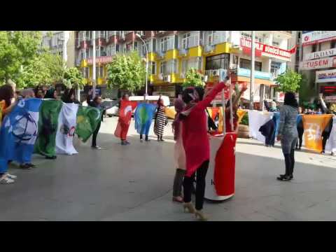 Konya Ülkü Ocakları Bayanlar Birimi Türkçülük Günü Saha Çalışması Andımız (3Mayıs2016)