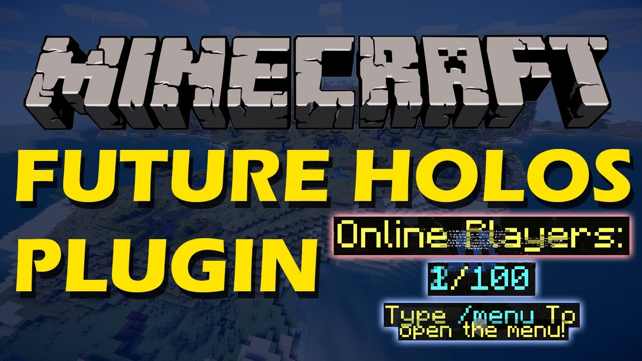 Interactive Holograms in Minecraft with Future Holograms Plugin - YouTube