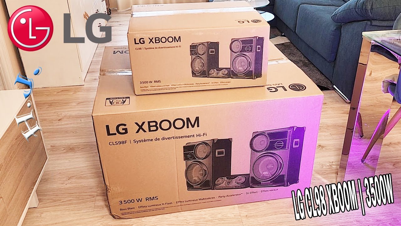 Unboxing the LG CL98 XBOOM | 3500W Hi-Fi Sound System: Power Meets ...