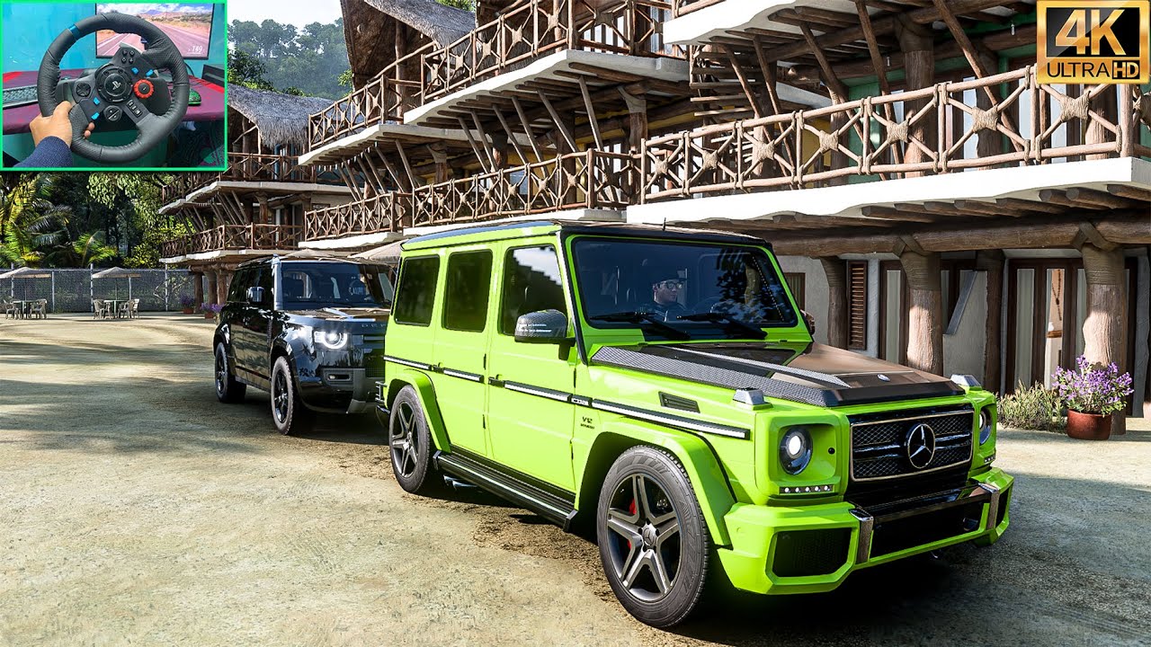 Mercedes-Benz G65 & Land Rover Defender :CONVOY: Forza Horizon 5 ...