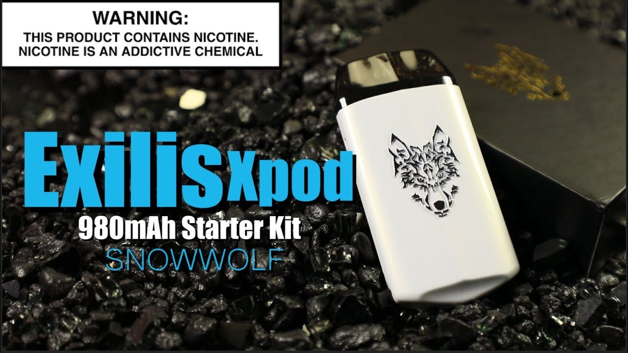 Snowwolf Exilis Xpod Mod 980mAh ~Vape Pod System Review~ - YouTube