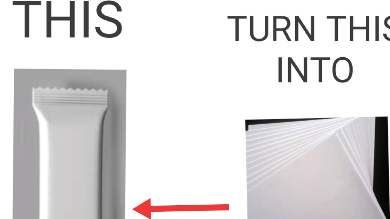 How to make paper candy gift wrap? - YouTube