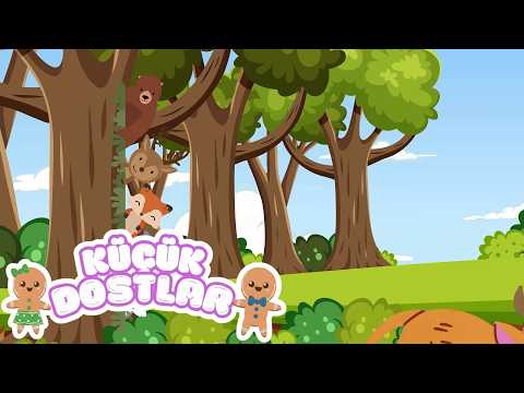 🌈🚗🎵 Küçük Dostlar'dan Eğlenceli Şarkılar! Renkler, Harfler ve Hayvanlar 🐵🔤