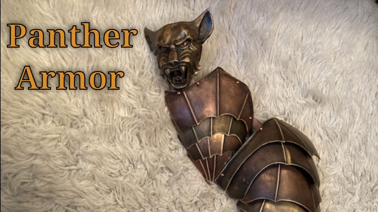 Panther Head Fantasy Armor - Part 2 - Assembly and Finish - YouTube