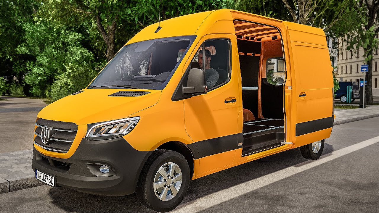 Mit dem Mercedes-Benz Sprinter Pakete laden in München! | CityDriver #1 ...