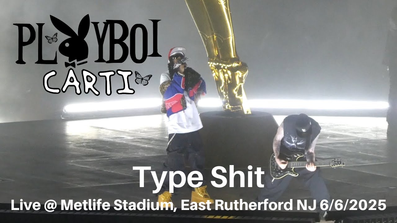 Playboi Carti - Type S*** (Future & Metro Boomin cover) LIVE @ Metlife ...