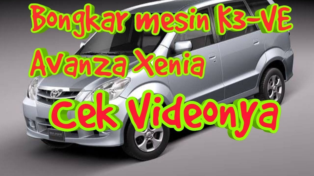 Bongkar mesin K3-VE Avanza || SMKN 1 BIREUN - ACEH - YouTube