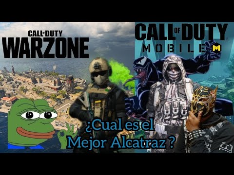 WARZONE & COD MOBILE: ¿CUAL ES EL MEJOR ALCATRAZ ? (Doble partida ...