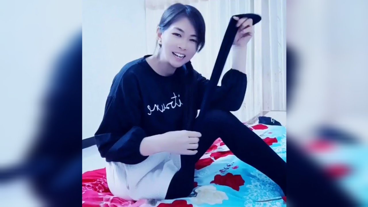 One Legged and Happy | Amputee Woman in Short & Stockings | One Leg ...