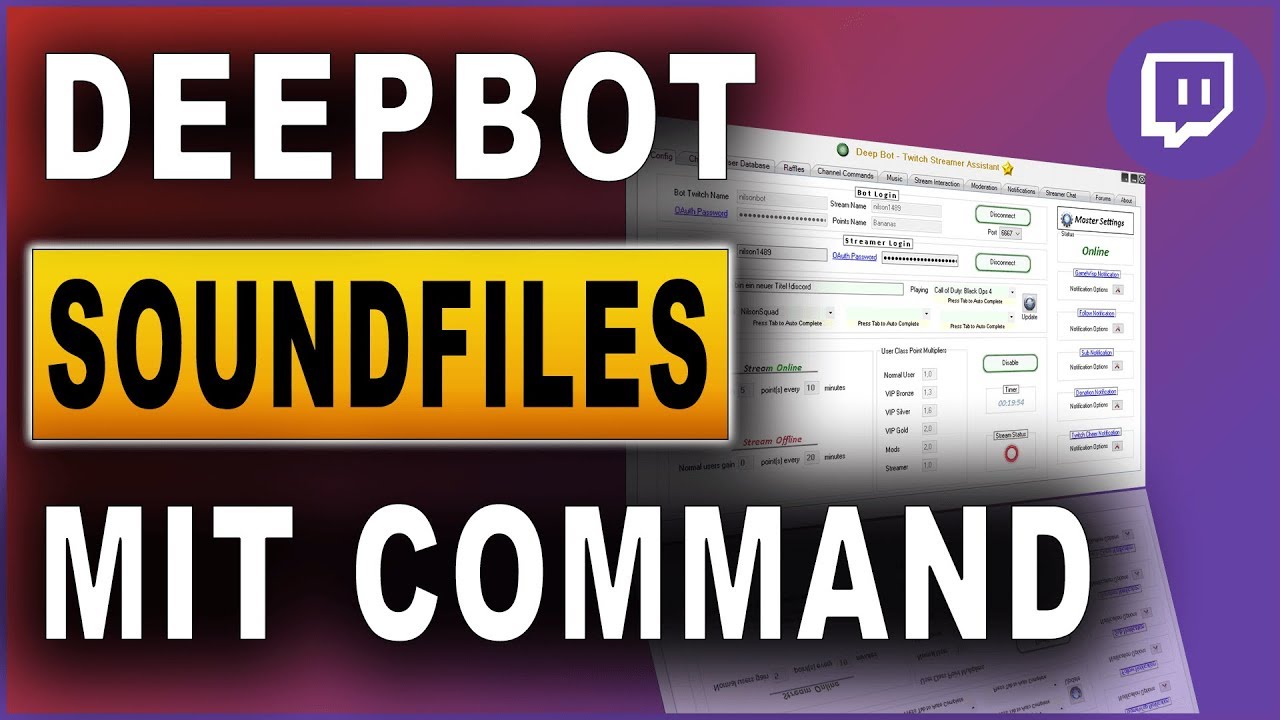 Deepbot Tutorial | Soundfiles mit Command (2019) - YouTube