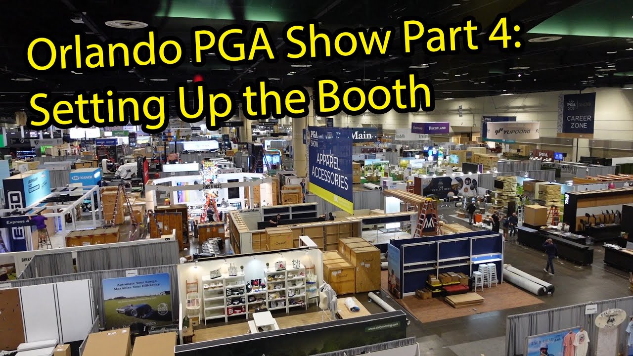 How We Built Our Booth for the Orlando PGA Golf Show 2025 - YouTube