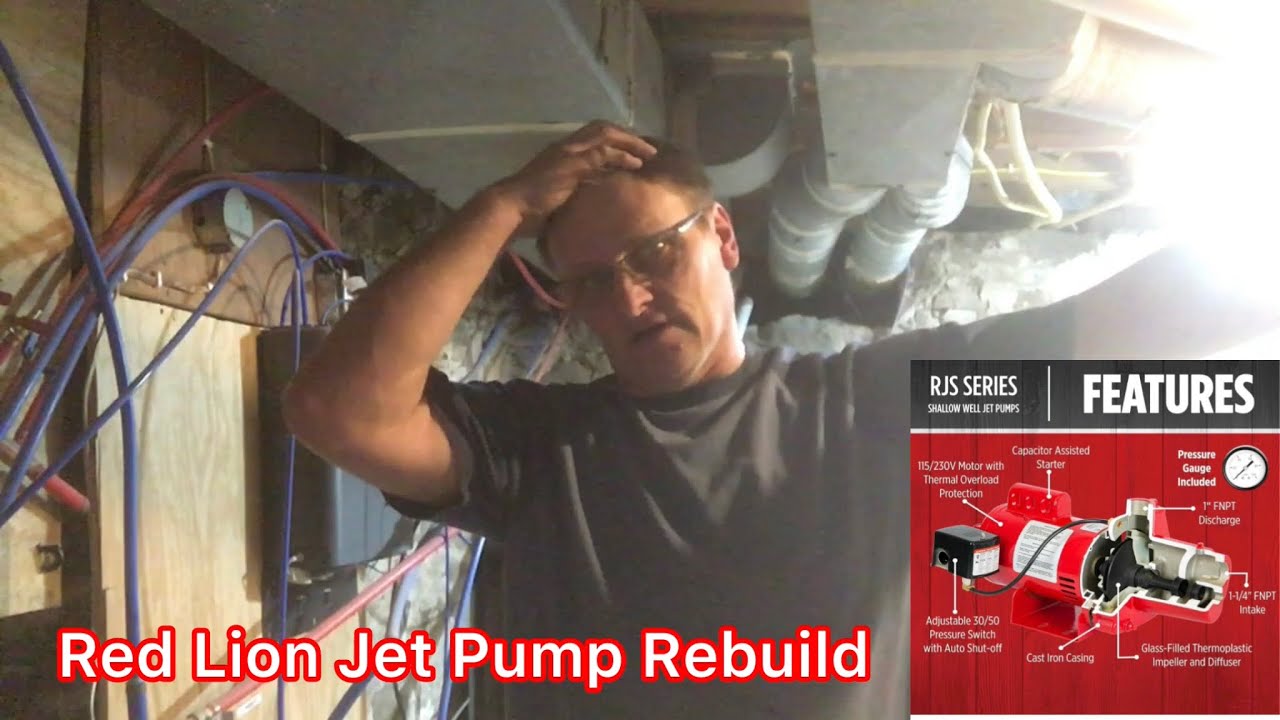 Red Lion Jet Pump rebuild - YouTube