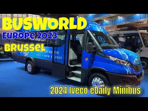 2024 Iveco eDaily Minibus - interior and Exterior - Busworld Europe 2023 Brussel