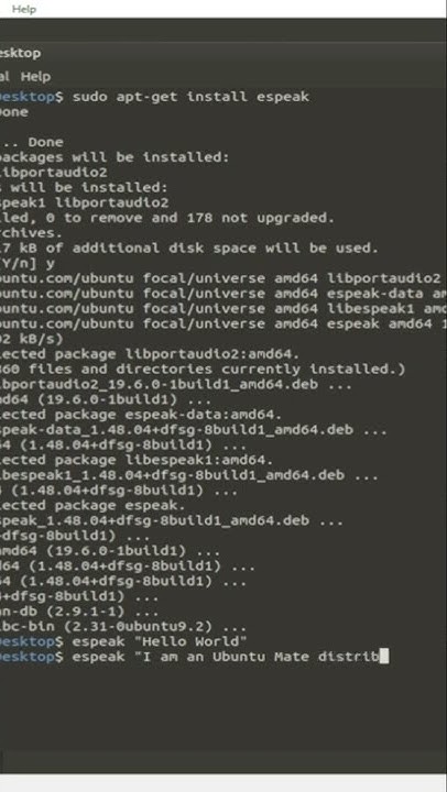 Linux Funny Commands Let Linux Terminal Speak To You Shorts Youtube 