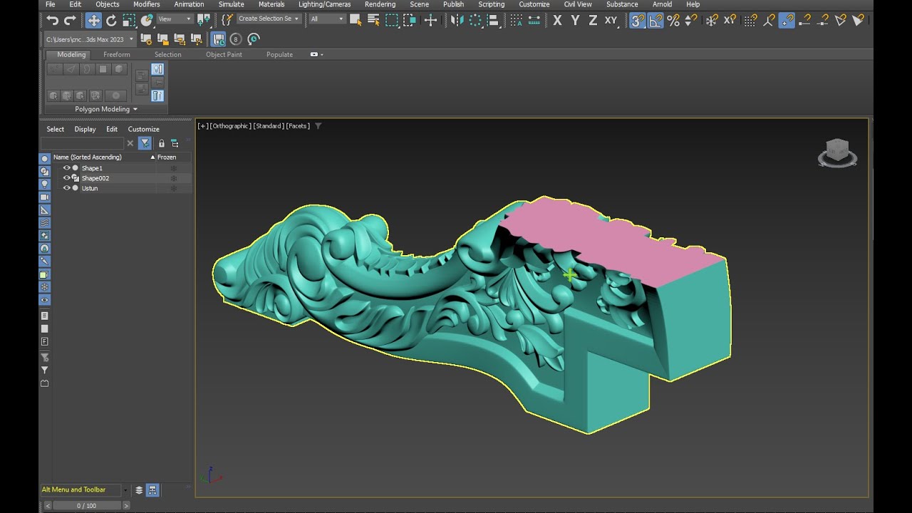 Закрываем сложный открытый участок сборной 3d модели после обрезки quickslice. - YouTube