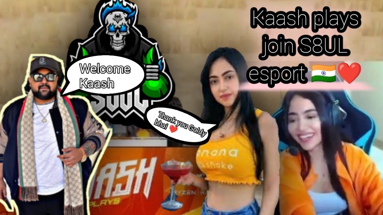 | @Kaash plays joins Soul | soul kaash or wot 💥 ️ | S8UL esport | 🇮🇳🔥 ...