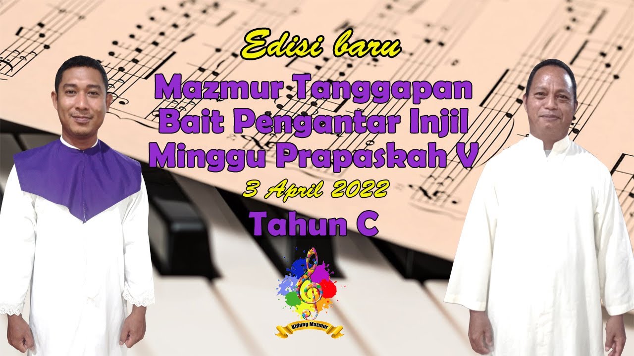 Edisi Baru Mazmur Tanggapan Bait Pengantar Injil Minggu Prapaskah V