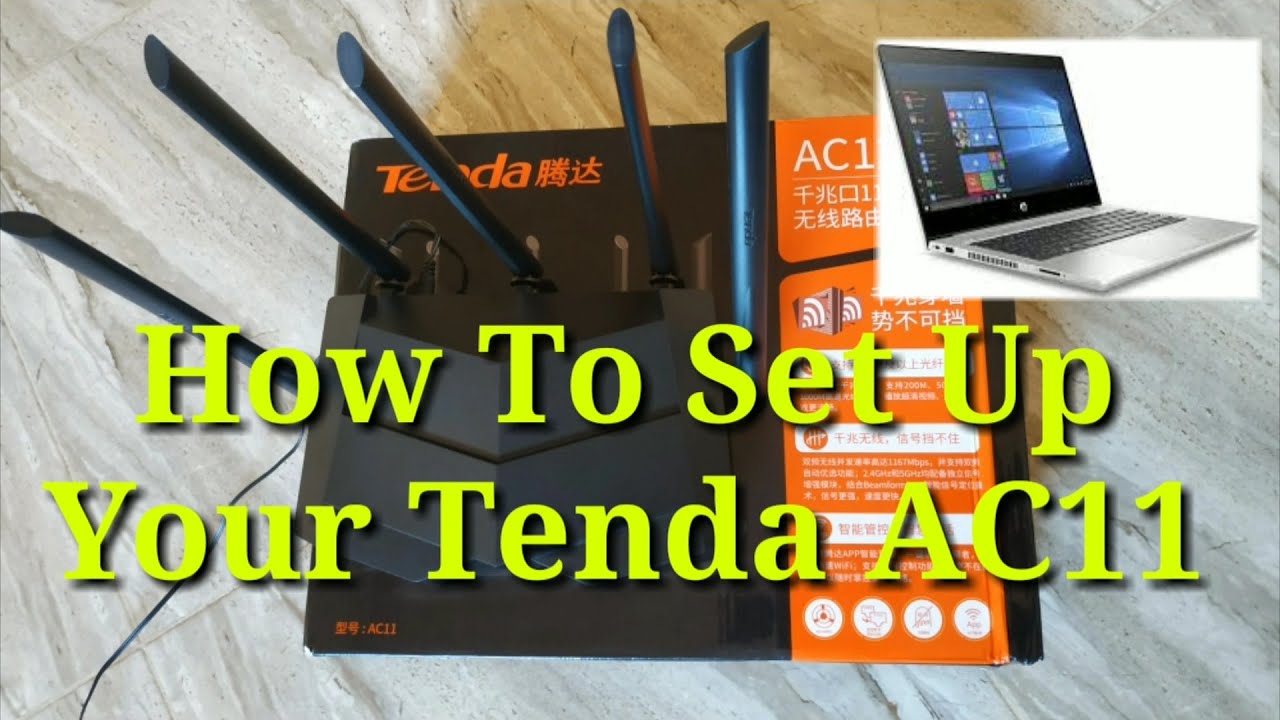 How to Set Up Tenda AC11 as a Wi-Fi Router - YouTube