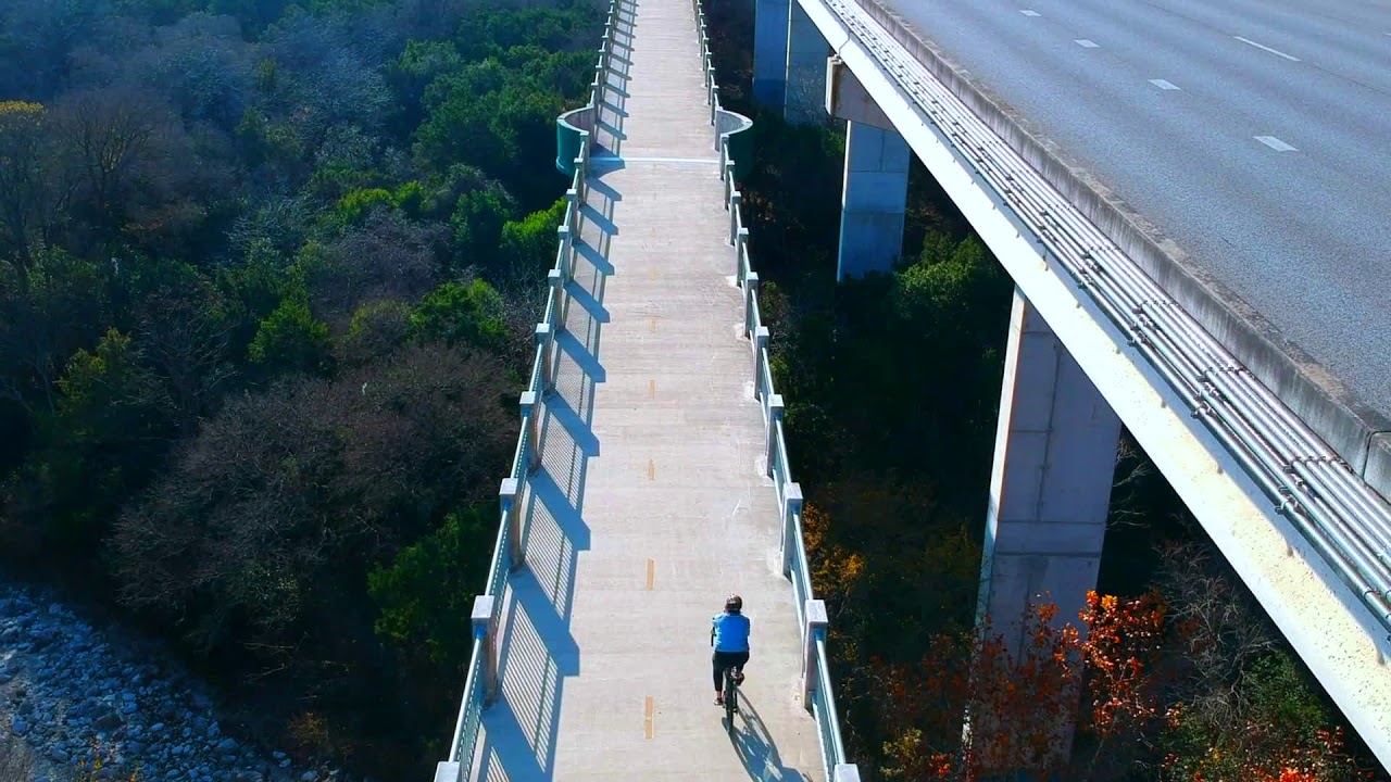 Explore Austin's Mopac Pedestrian and Bike Trail - YouTube