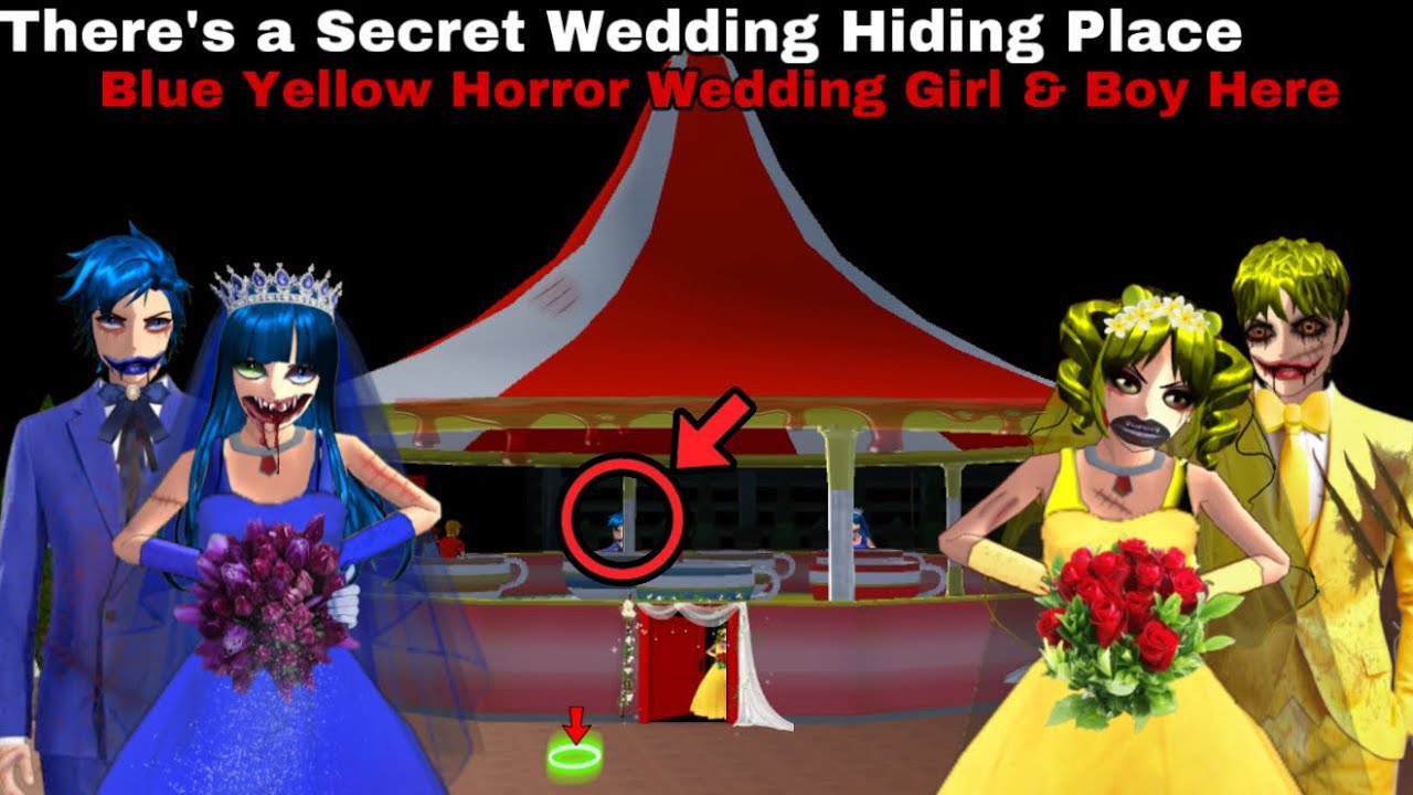THERE IS A SECRET HIDING PLACE FOR THE WEDDING OF A HORROR BLUE YELLOW ...