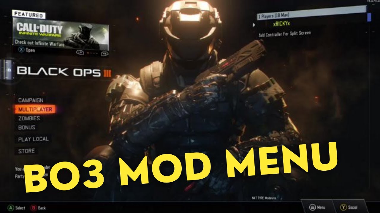 BO3 Off-Host Menu | Download (JTAG / RGH) - YouTube