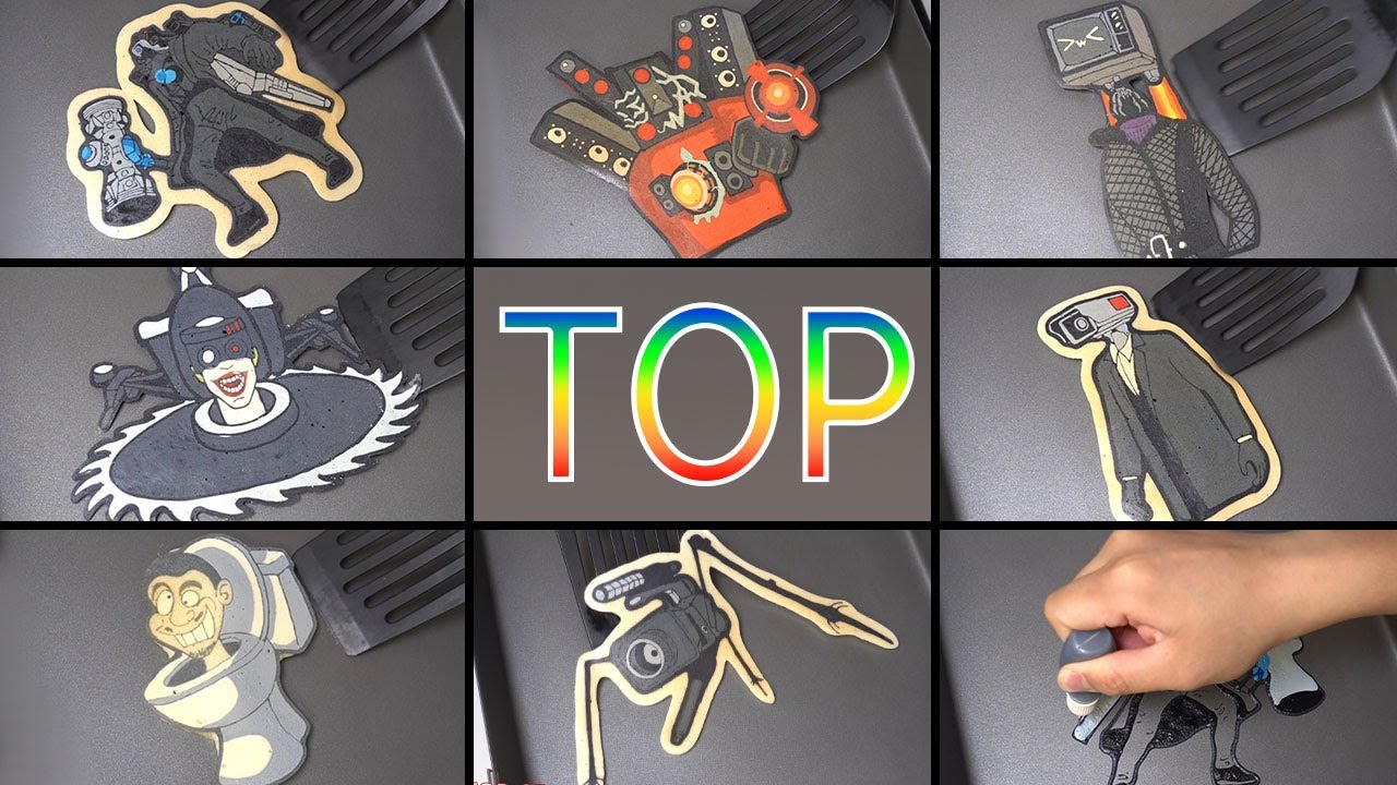 [ TOP 7 ] Skibidi Toilet 1-53 ALL Episodes Pancake Art - YouTube