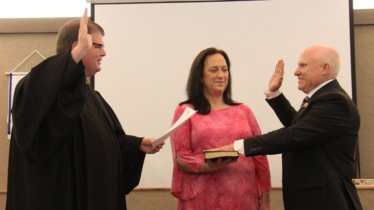 Swearing In of Superintendent Dr. Carlton Wilson - YouTube