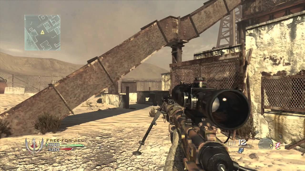 MW2 Private Match- 1v1 With My little Bro - YouTube
